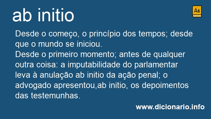 Significado de Ab initio