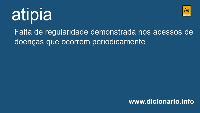 Significado de Atipia