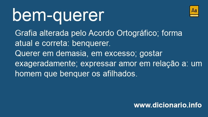 Significado de Bem-querer