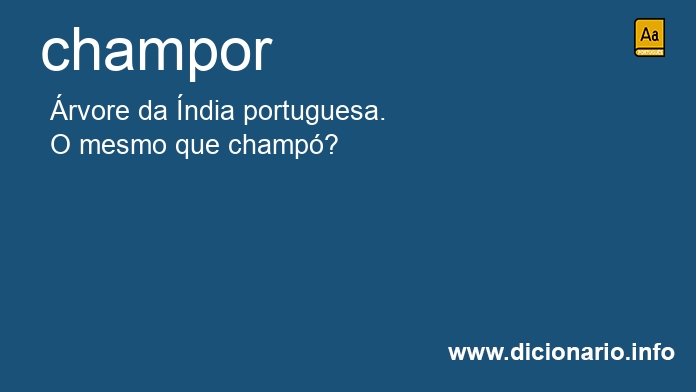 Significado de Champor