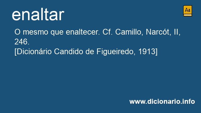 Significado de Enaltar