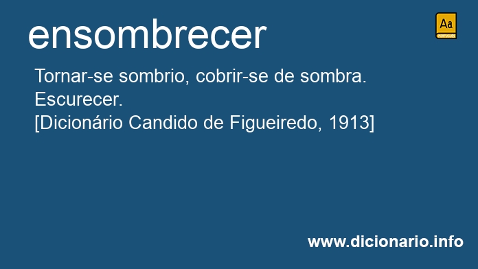 Significado de Ensombrecerá