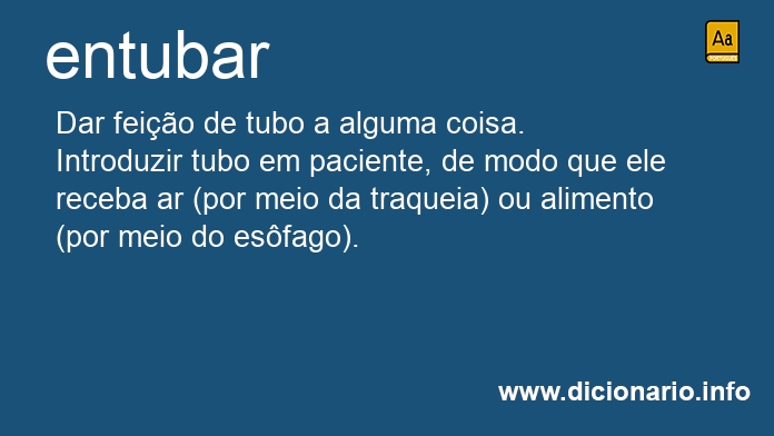 Significado de Entubas