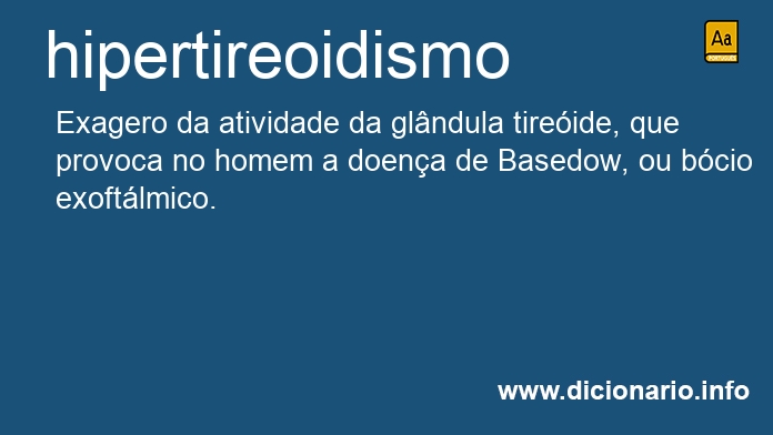 Significado de Hipertireoidismos