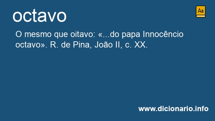 Significado de Octavo