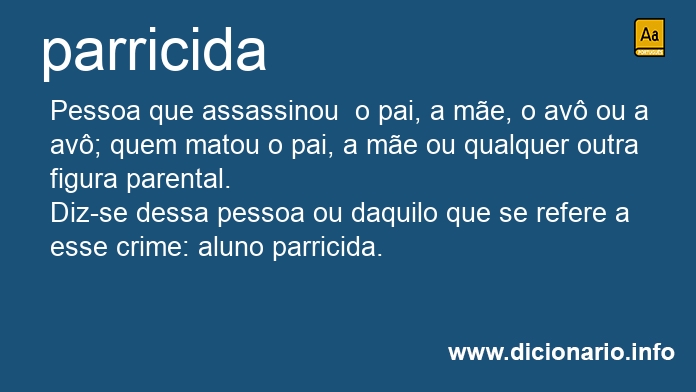 Significado de Parricida