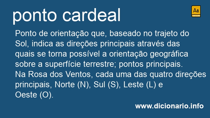 Significado de Pontos cardeais