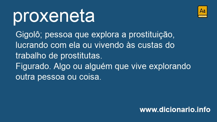 Significado de Proxeneta