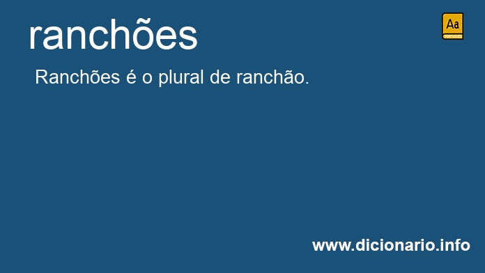 Significado de Ranchões