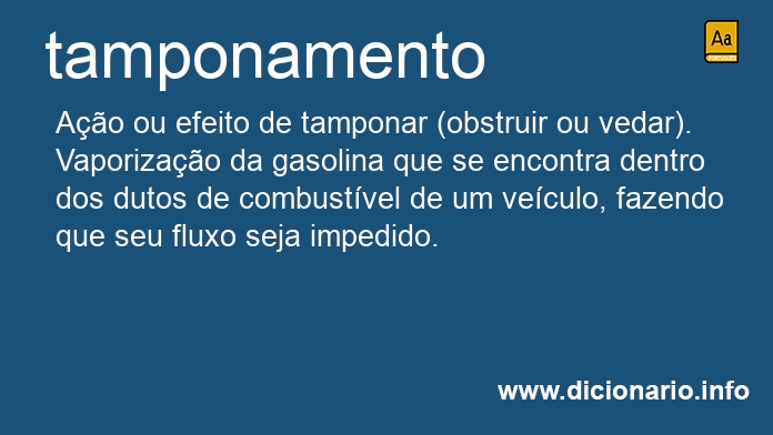Significado de Tamponamentos