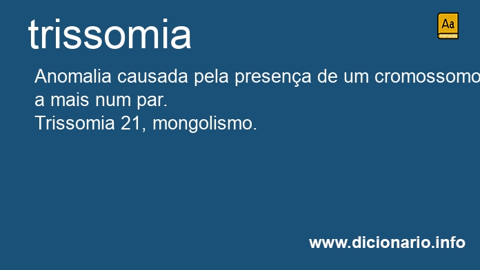 Significado de Trissomias